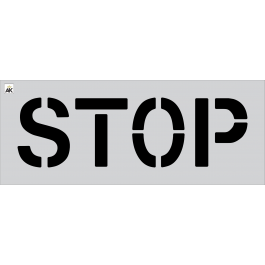 12-inch STOP Stencil