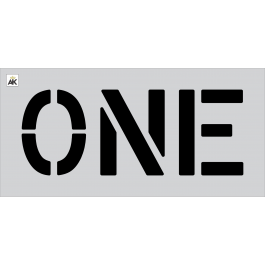 12-inch ONE Stencil