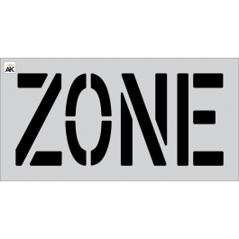 18-inch ZONE Stencil