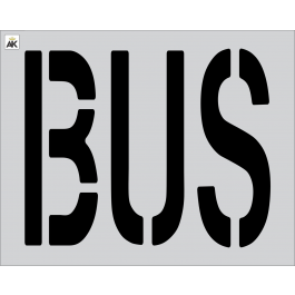24-inch BUS Stencil
