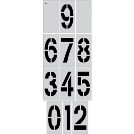 36-inch Number Kit Stencil