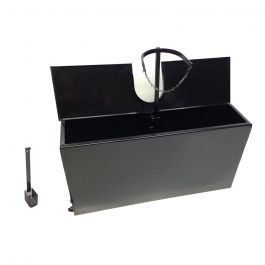 Steel Sealcoating Brush Box - With Lid - Asphalt Kingdom