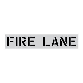 Buy 12-inch FIRE LANE Stencil Online at Asphalt Kingdom