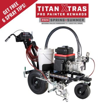 Titan Powerline and More Parking Lot Line Striping Machines