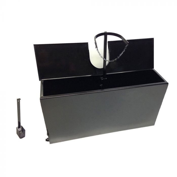 Steel Sealcoating Brush Box - With Lid - Asphalt Kingdom