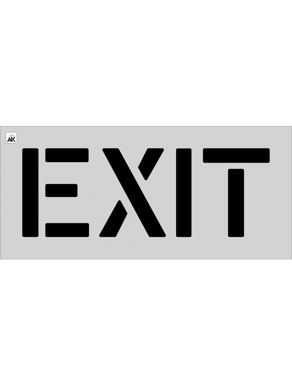 12-inch EXIT Stencil