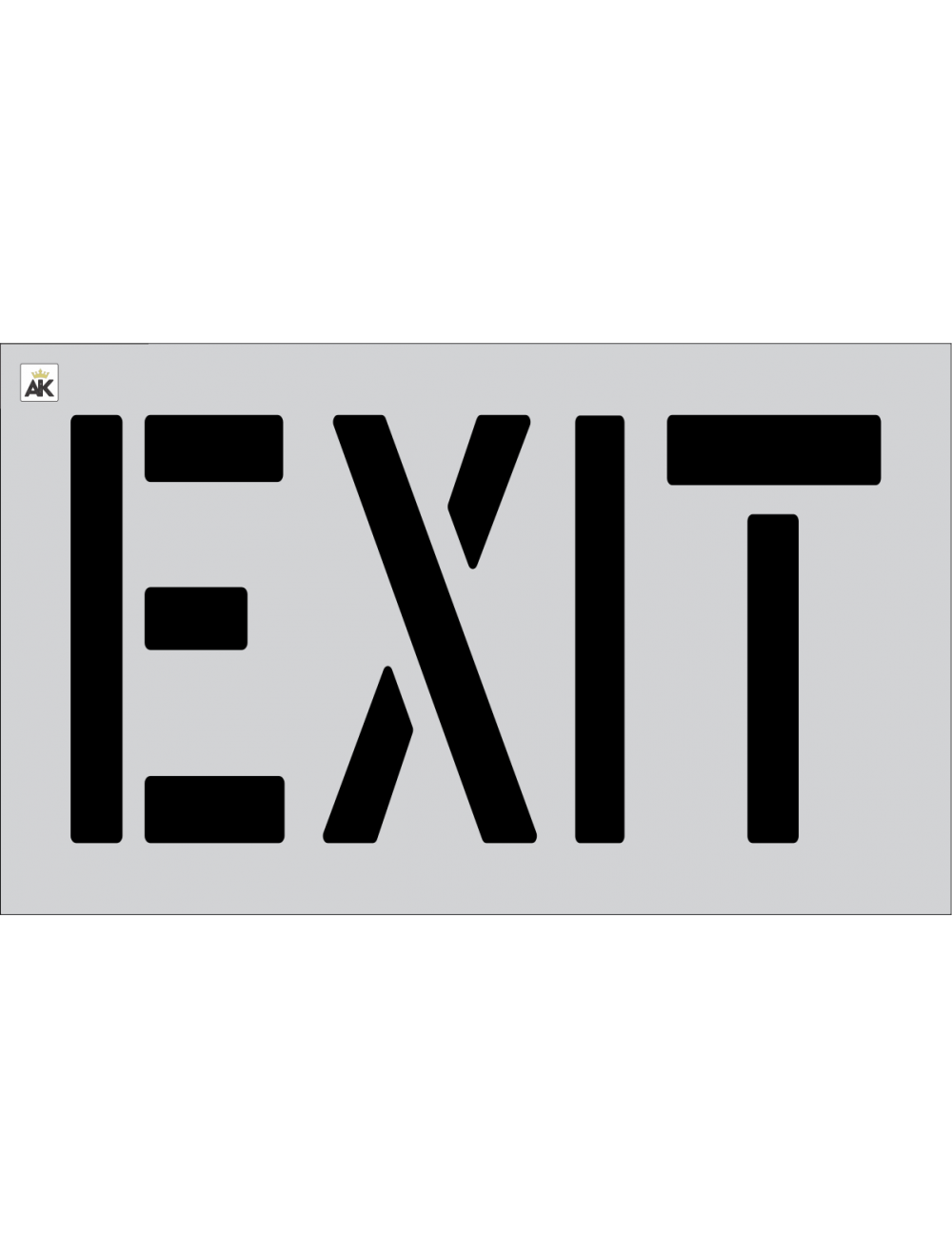 18-inch EXIT Stencil