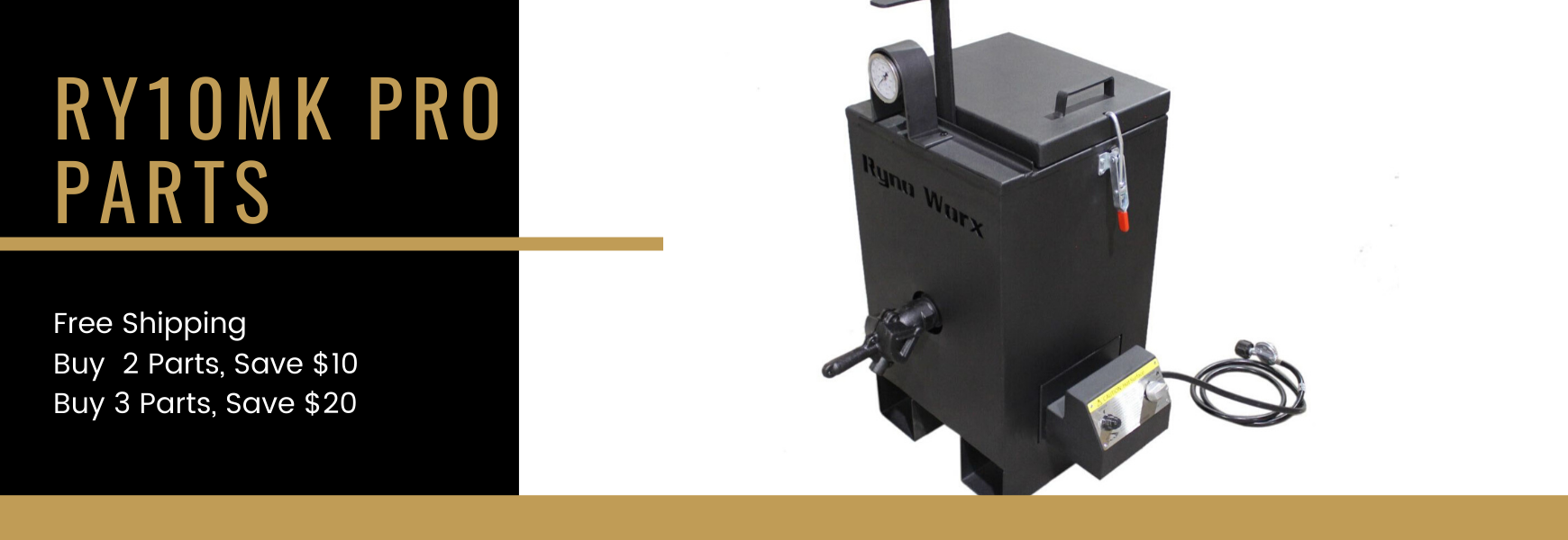 RynoWorx RY10MK PRO Crack Melter Kettle Replacement Parts
